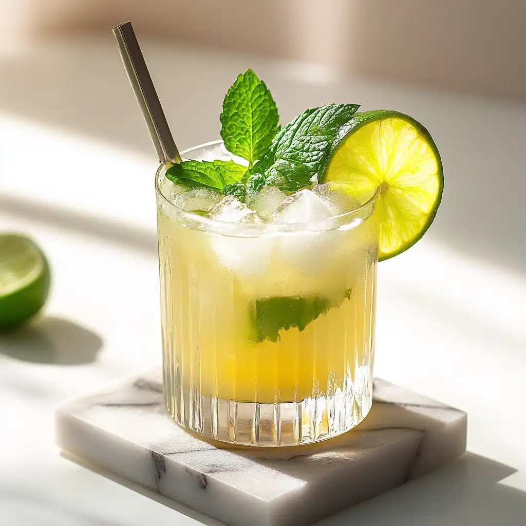 How to make Coconut Water Mocktail - goingcooking.com